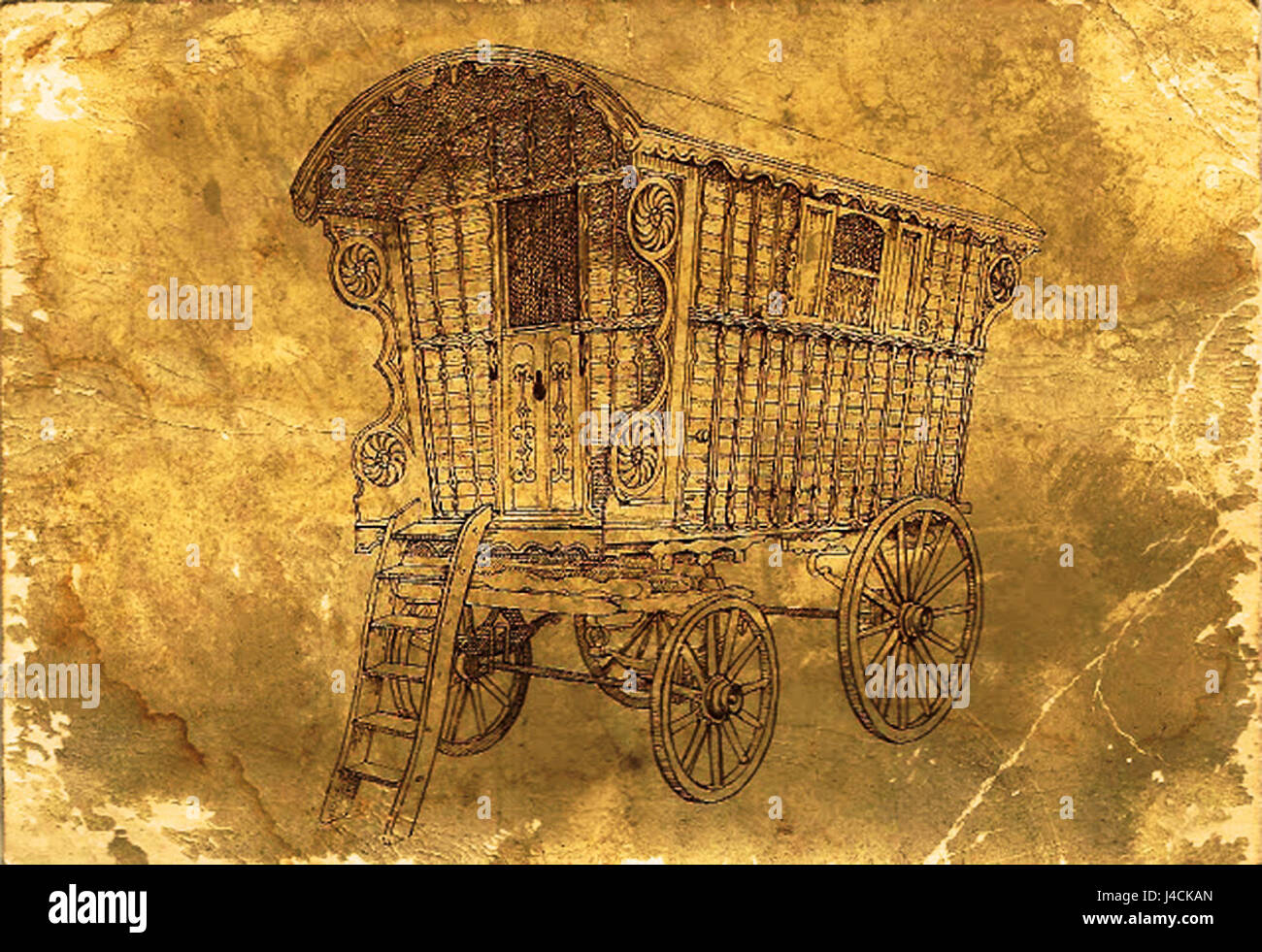 Gypsy caravans hi-res stock photography and images - Alamy