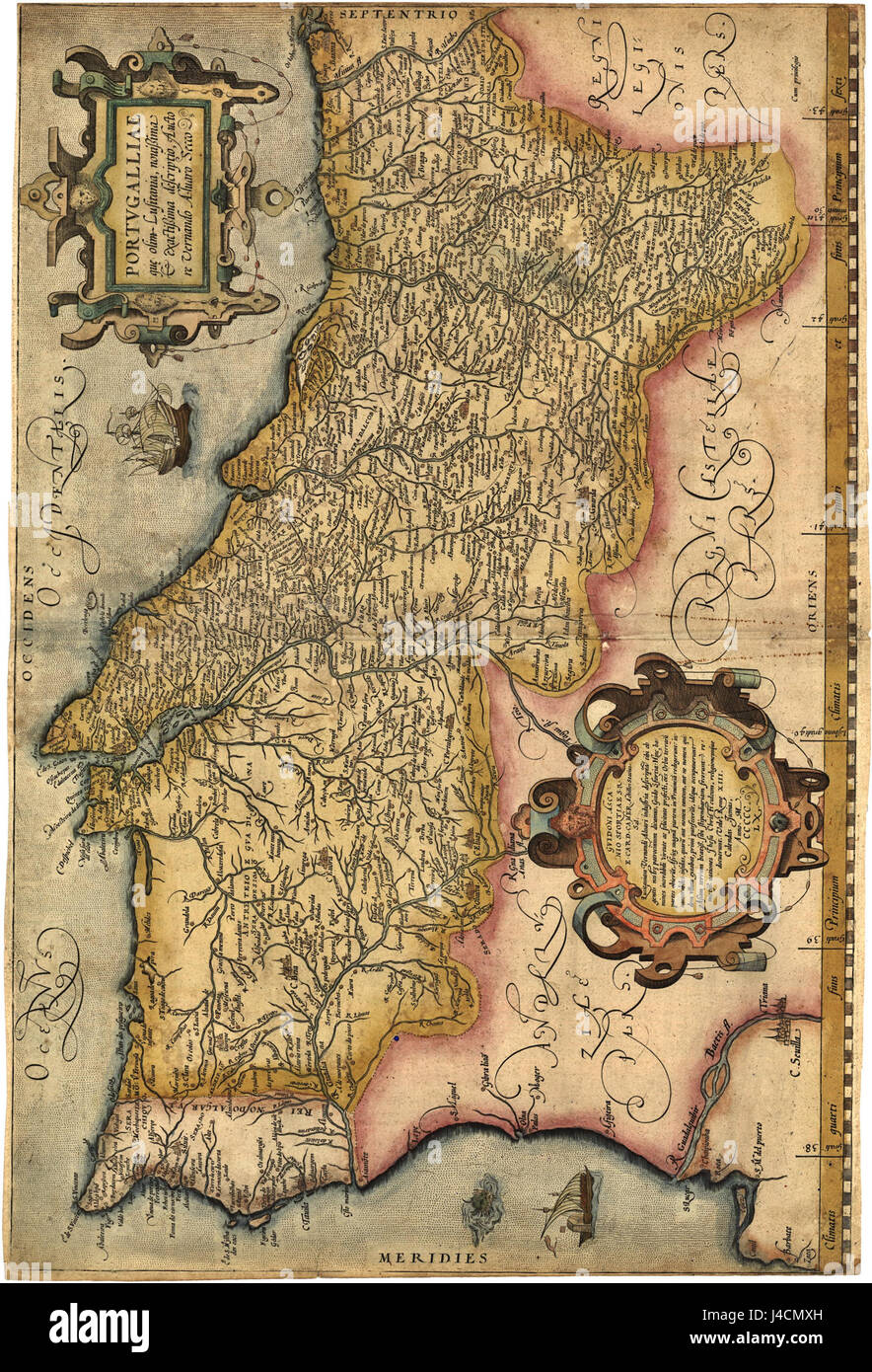 Mapa de portugal vintage hi-res stock photography and images - Alamy