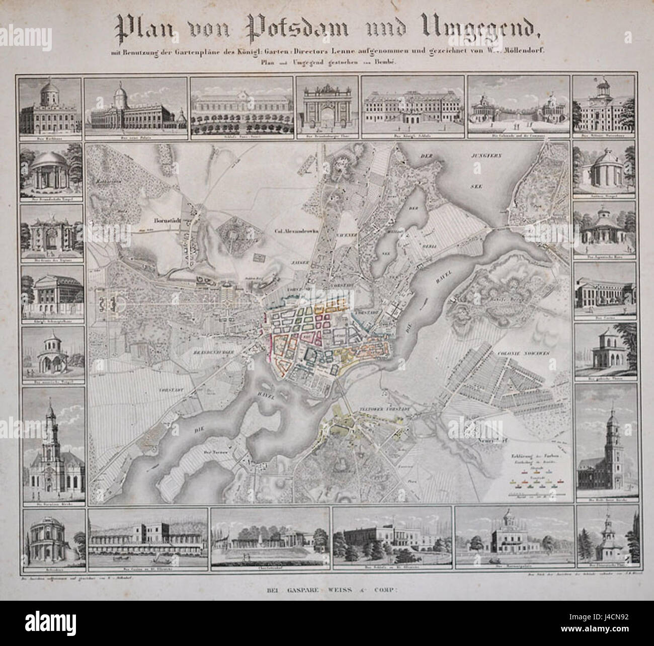 Old potsdam map hi-res stock photography and images - Alamy
