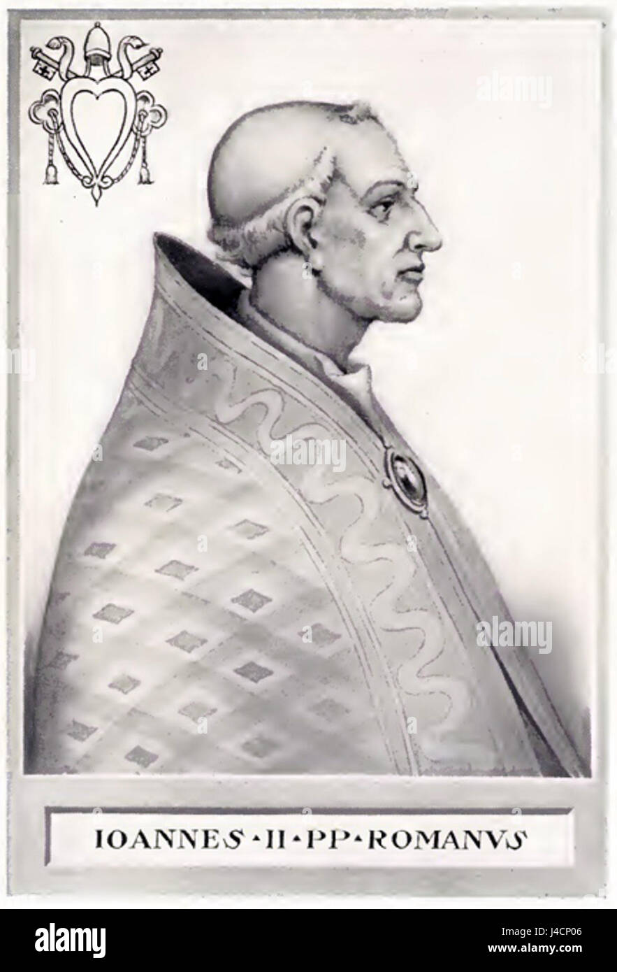 Pope John II Stock Photo - Alamy