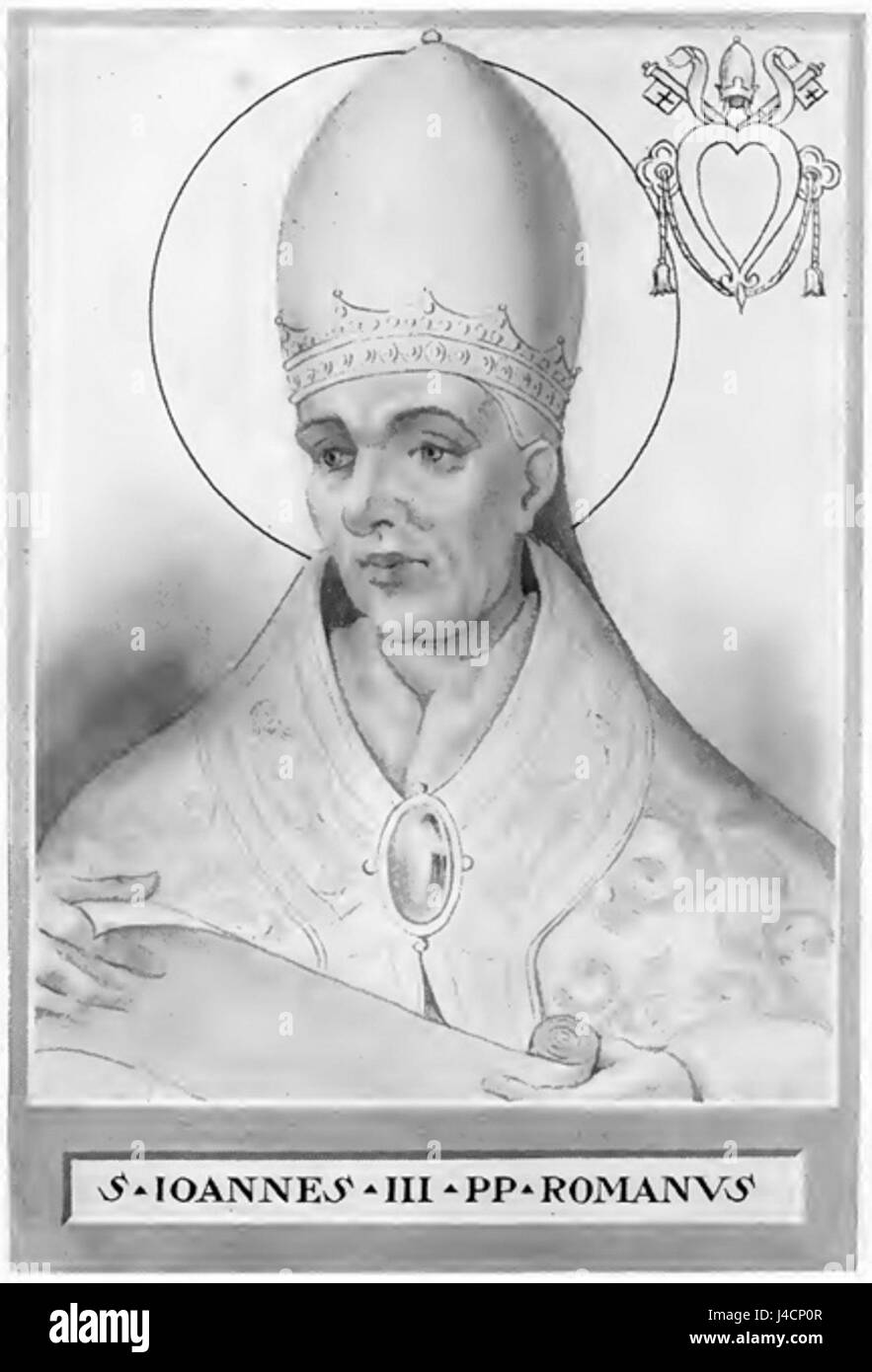 Pope John III Stock Photo - Alamy