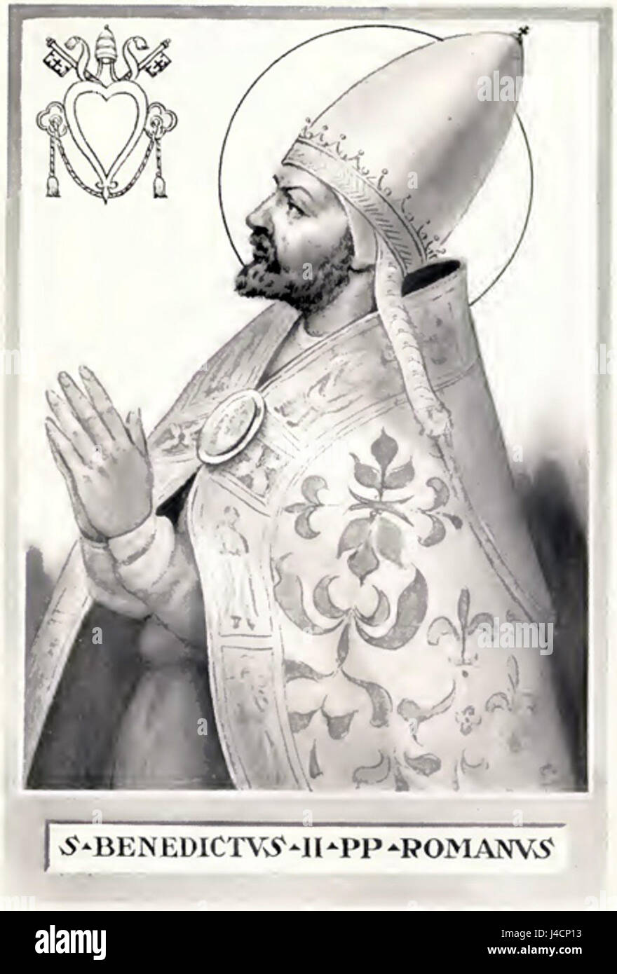 Pope Benedict II Stock Photo - Alamy