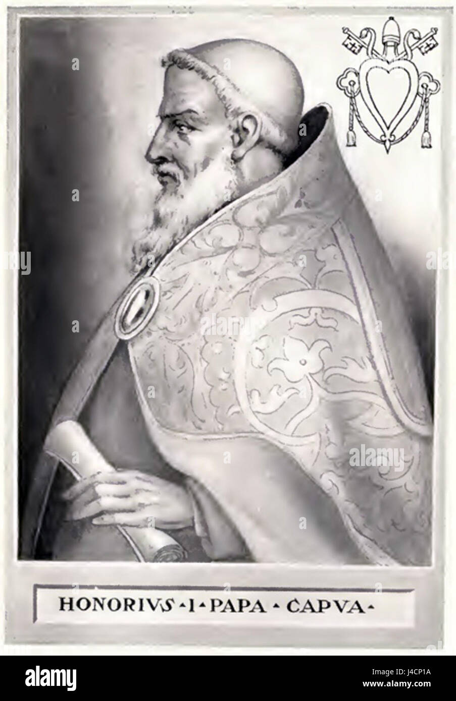 Pope Honorius I Stock Photo - Alamy