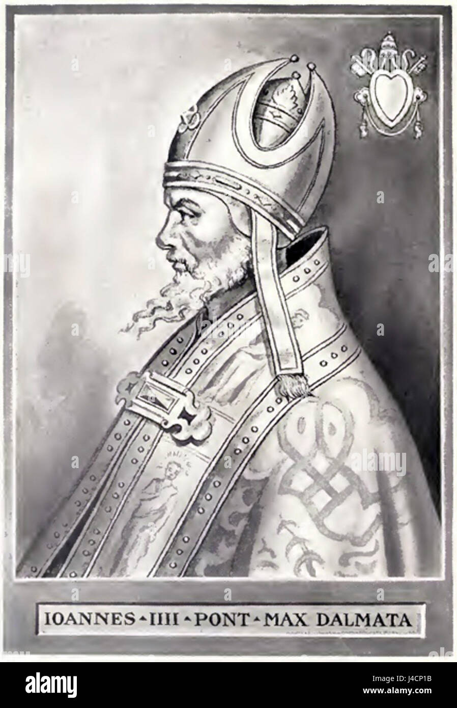 Pope John IV Stock Photo - Alamy