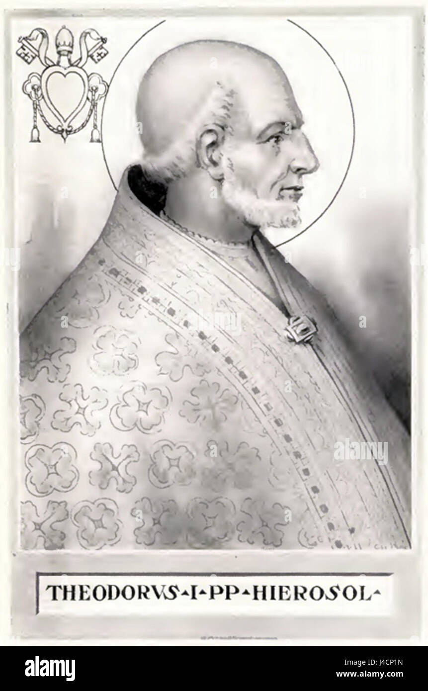 Pope Theodore I was the 73rd pope of the Catholic Church, serving from ...