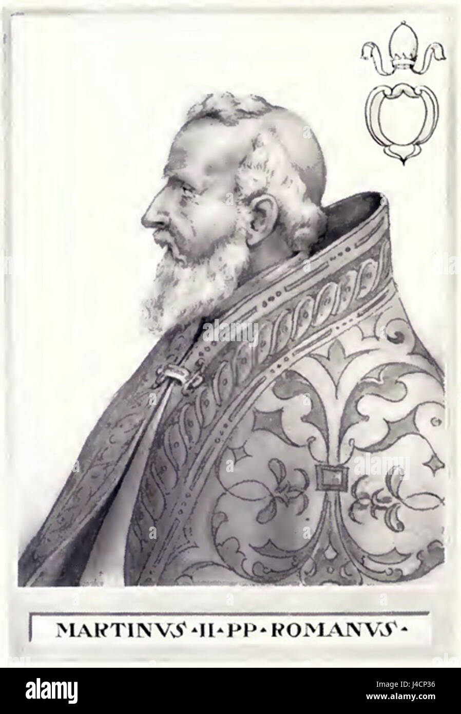 Pope Marinus I Stock Photo - Alamy