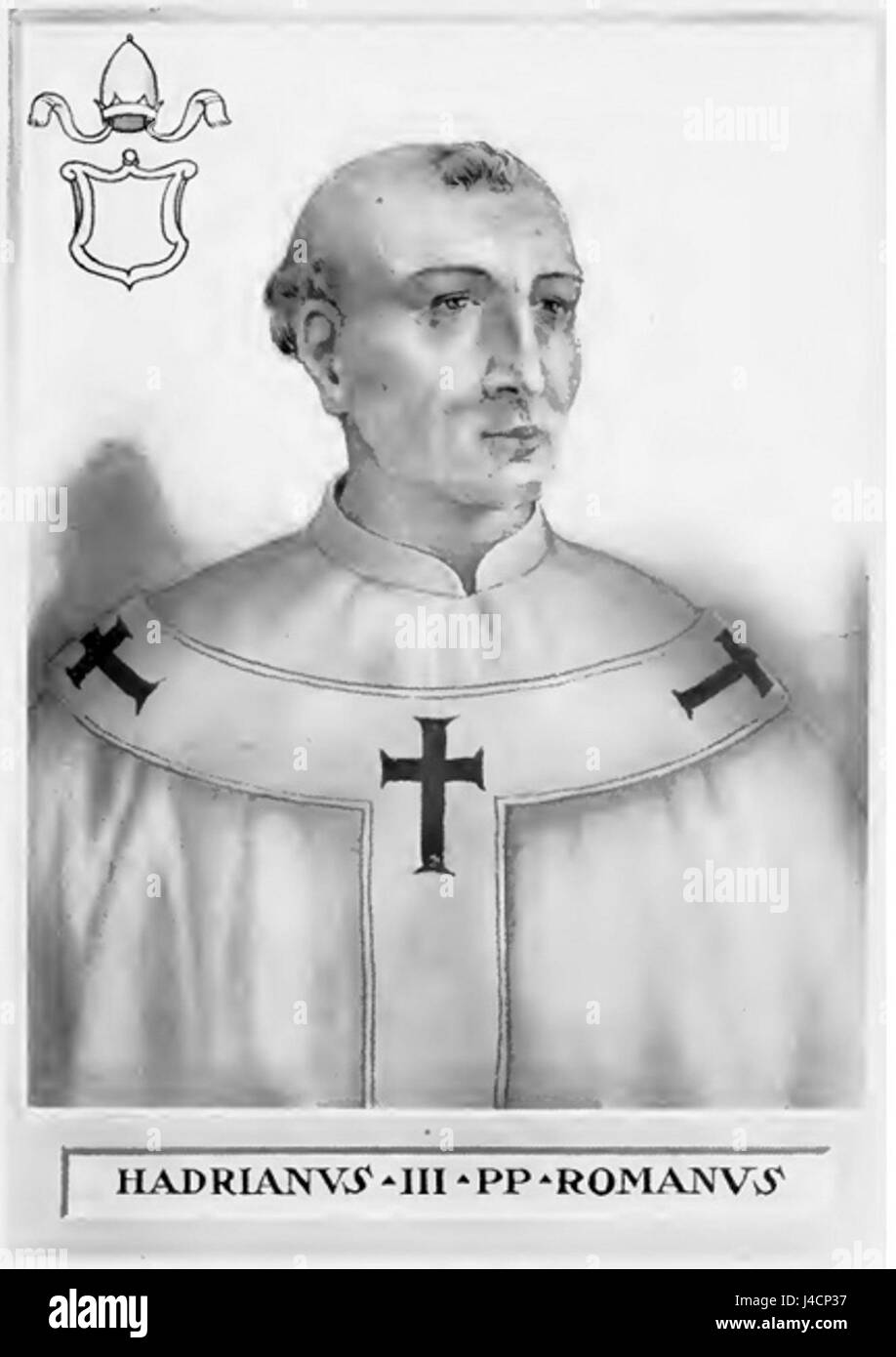 Pope Adrian III Stock Photo - Alamy