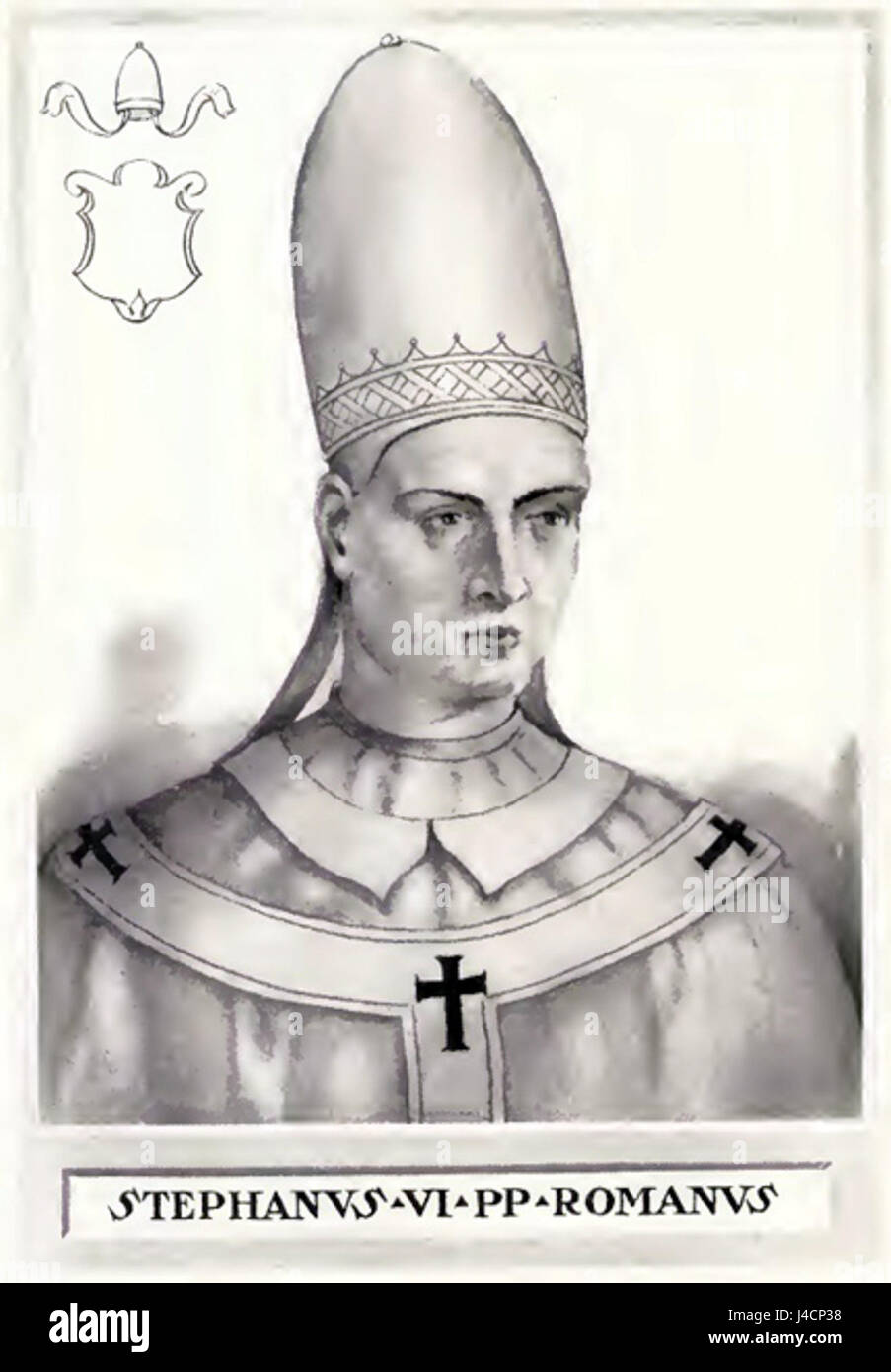 Pope Stephen V (2 Stock Photo - Alamy