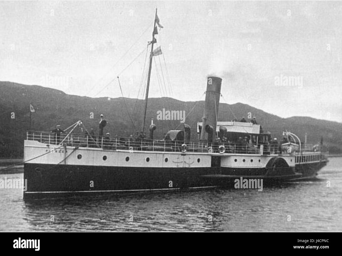 PS Pioneer launched by A and J Inglis of Glasgow 1905 Stock Photo - Alamy