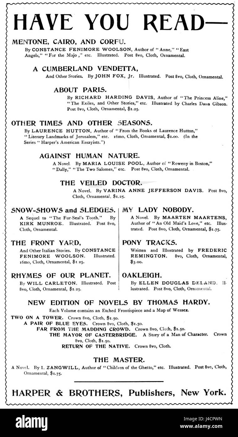 An advertisement from the 1895 volume 47 of the Popular Science Monthly ...