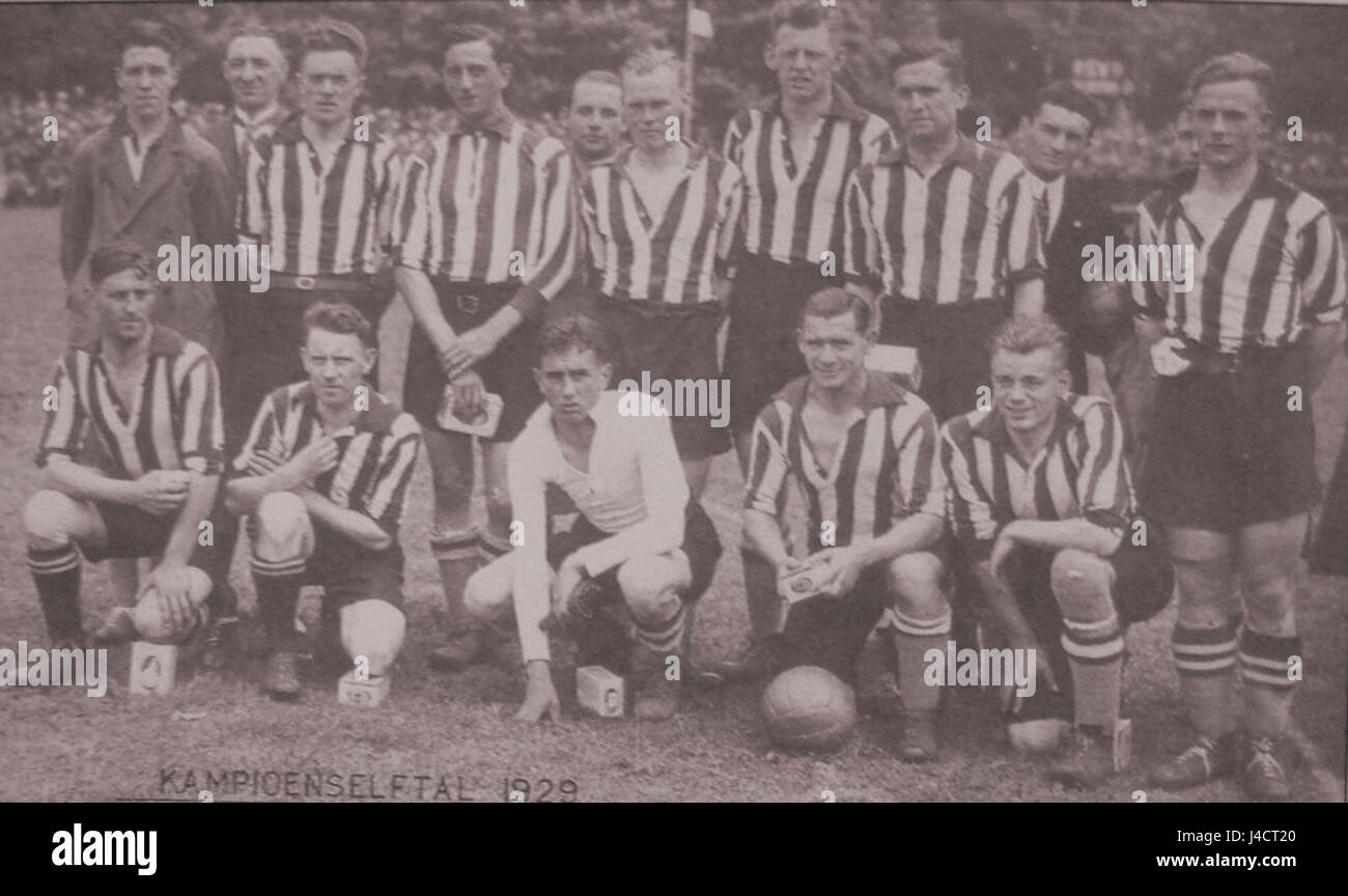 PSV Eindhoven's 1929 football team was crowned the Dutch champions that ...