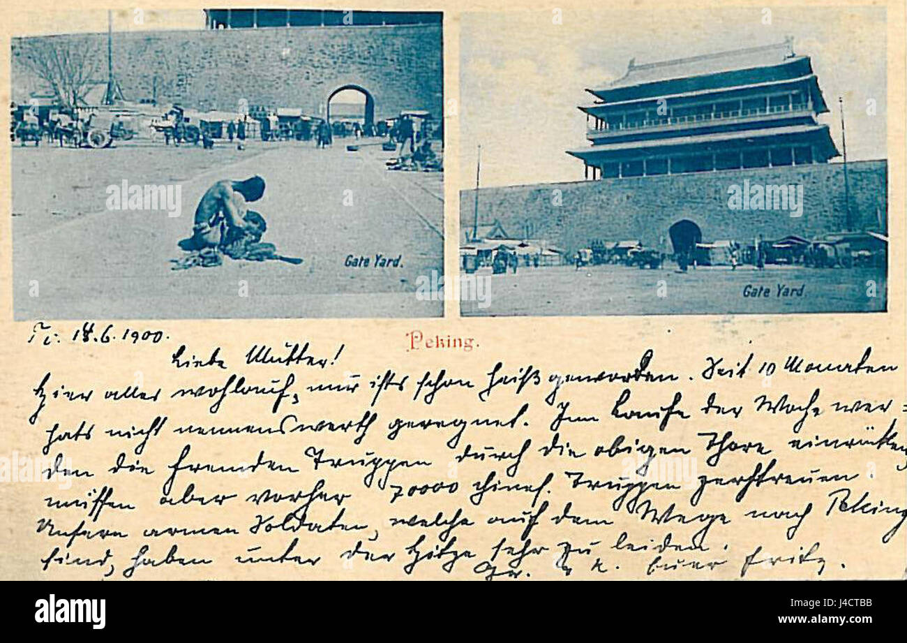 Vintage photo of peking hi-res stock photography and images - Alamy