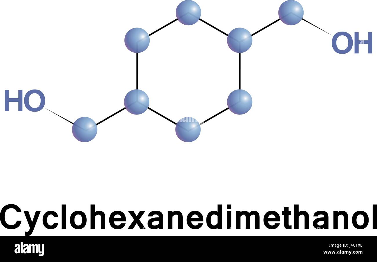 Cyclohexanedimethanol Stock Vector Images - Alamy