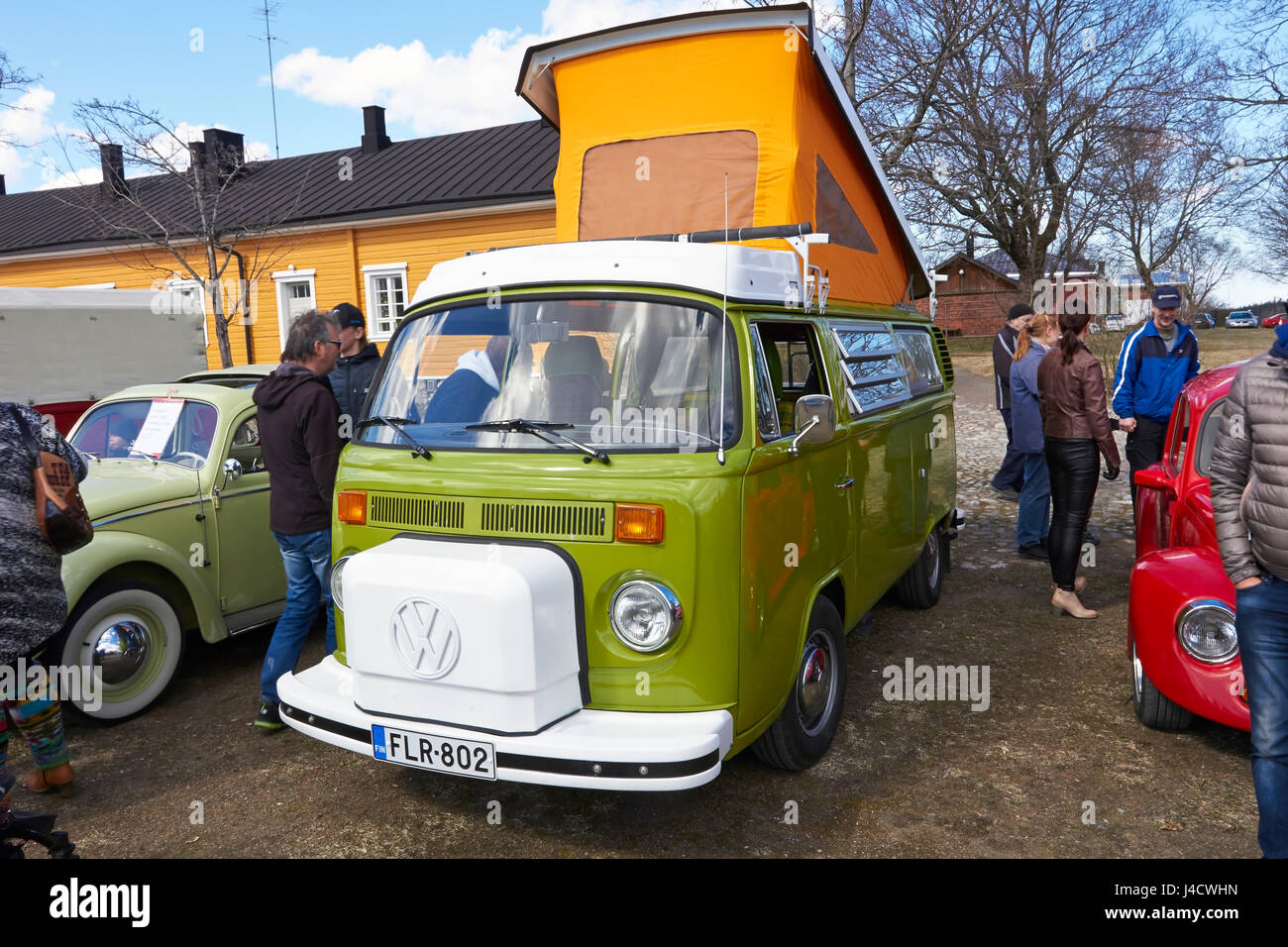 Vw camper van raised roof hi-res stock photography and images - Alamy
