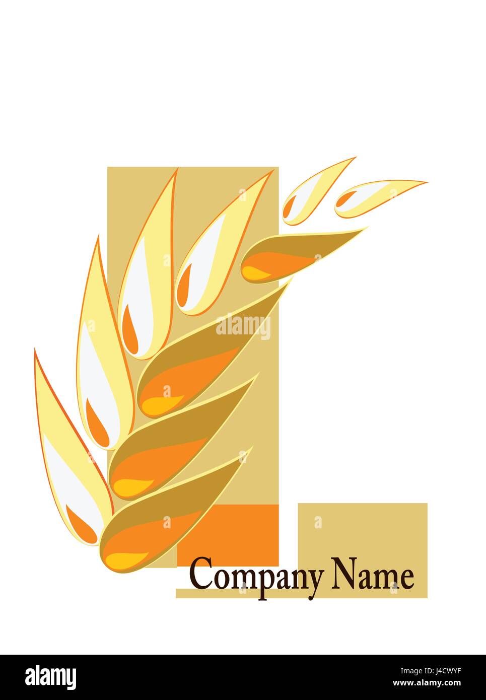 Abstract wheat on white background Stock Vector Image & Art - Alamy