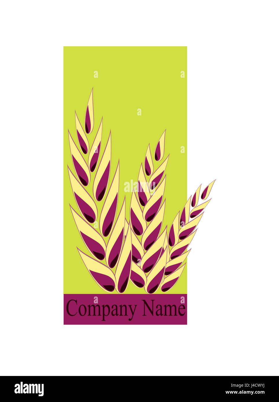 Abstract wheat on white background Stock Vector Image & Art - Alamy