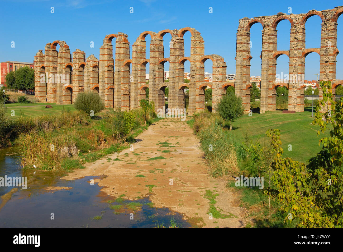 Merida, Los Milagros Aqueduct, Los Milagros Roman aqueduct , Aqueduct ...