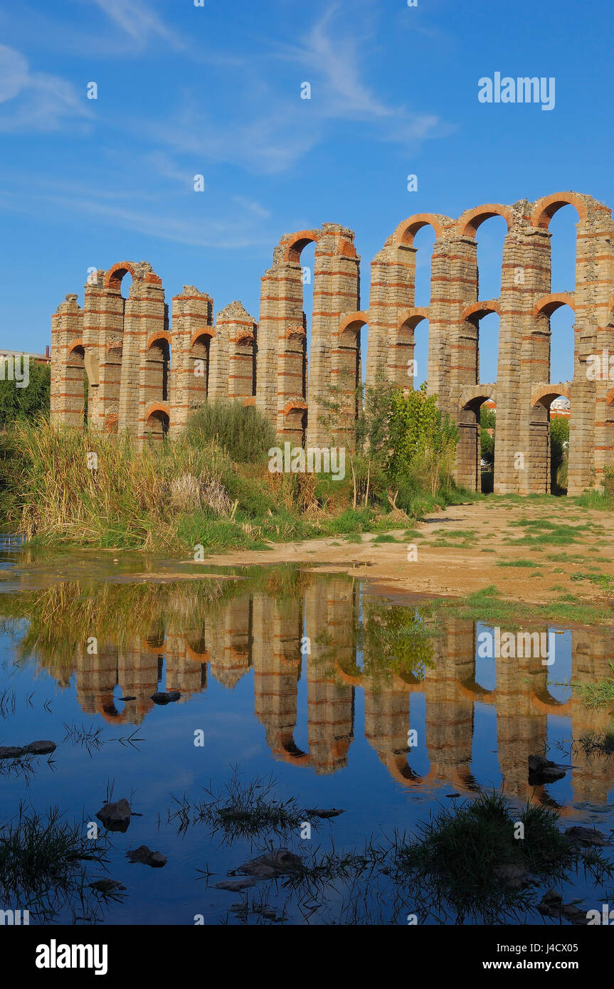 Merida, Los Milagros Aqueduct, Los Milagros Roman aqueduct , Aqueduct ...