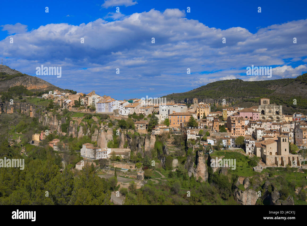 Cuenca, Cathedral, Jucar river gorge, UNESCO World Heritage Site ...