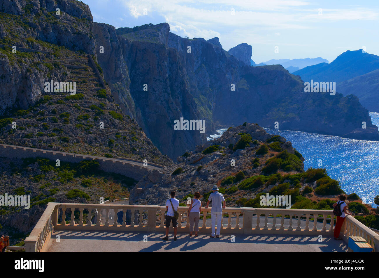 Mallorca, Viewpoint, Cabo de Formentor, Formentor Cape, Serra de ...
