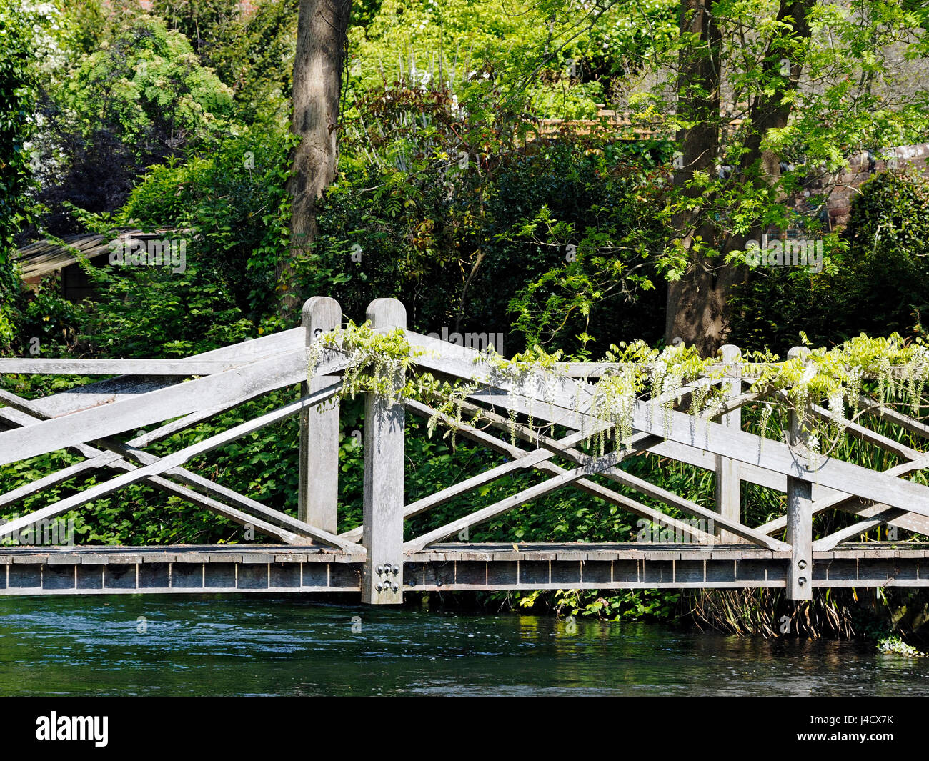Timber footbridge hi-res stock photography and images - Alamy