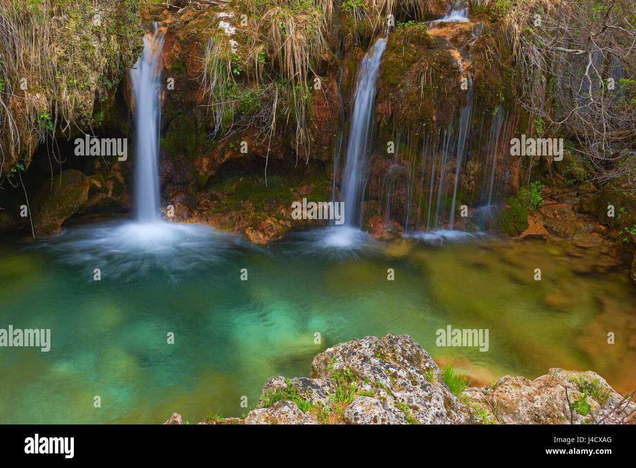 Source of Mundo river, Calares del Río Mundo, Riopar, Sierra de Alcaraz ...