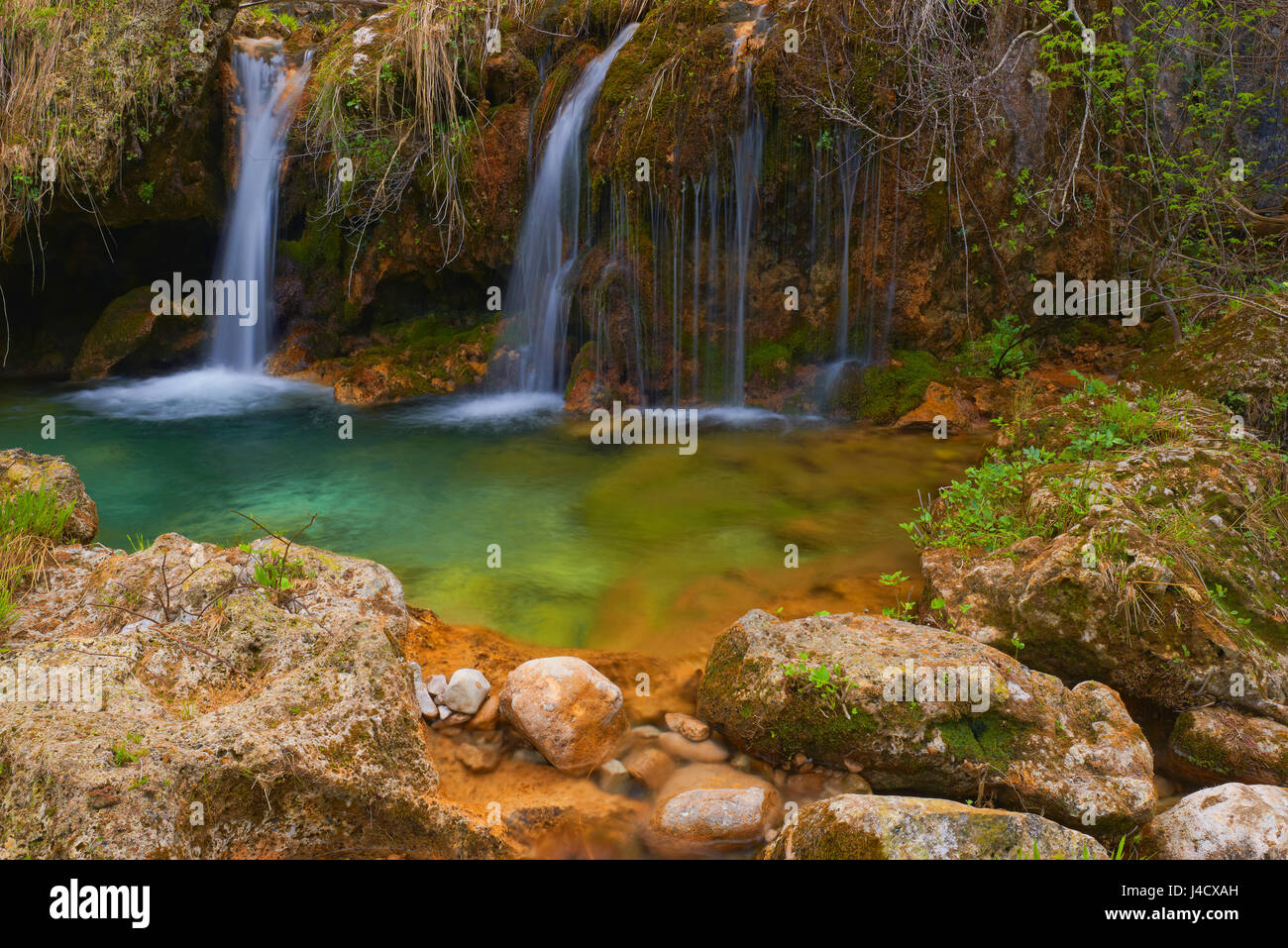 Source of Mundo river, Calares del Río Mundo, Riopar, Sierra de Alcaraz ...