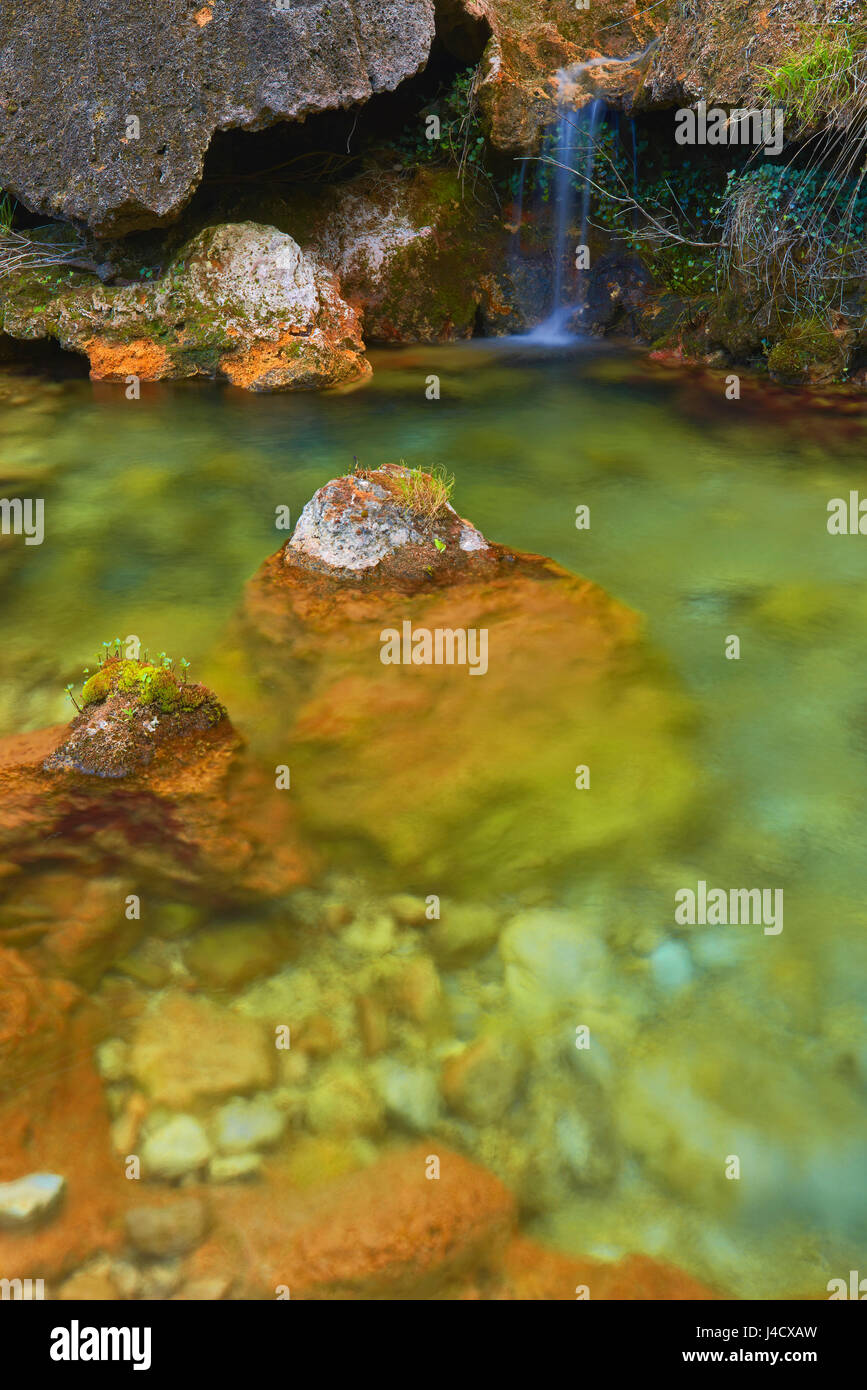 Source of Mundo river, Calares del Río Mundo, Riopar, Sierra de Alcaraz ...