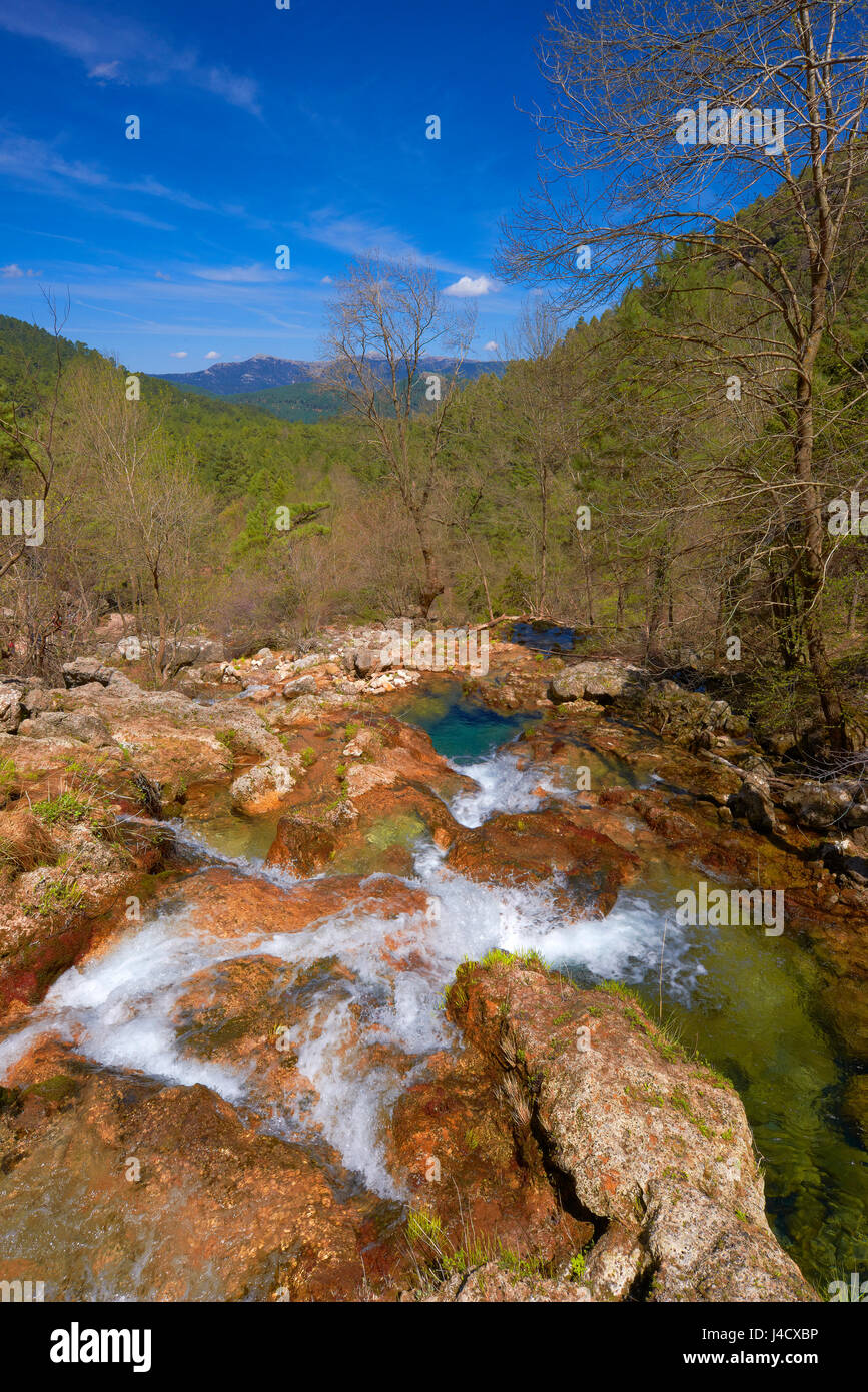 Source of Mundo river, Calares del Río Mundo, Riopar, Sierra de Alcaraz ...