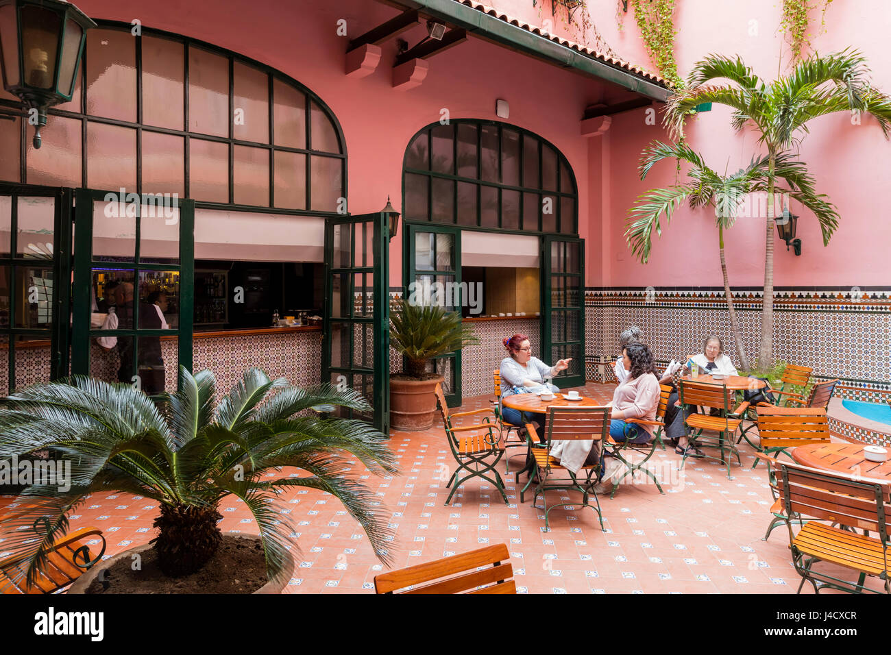 Interior view of Hotel Sevilla in Havana, Cuba Stock Photo - Alamy