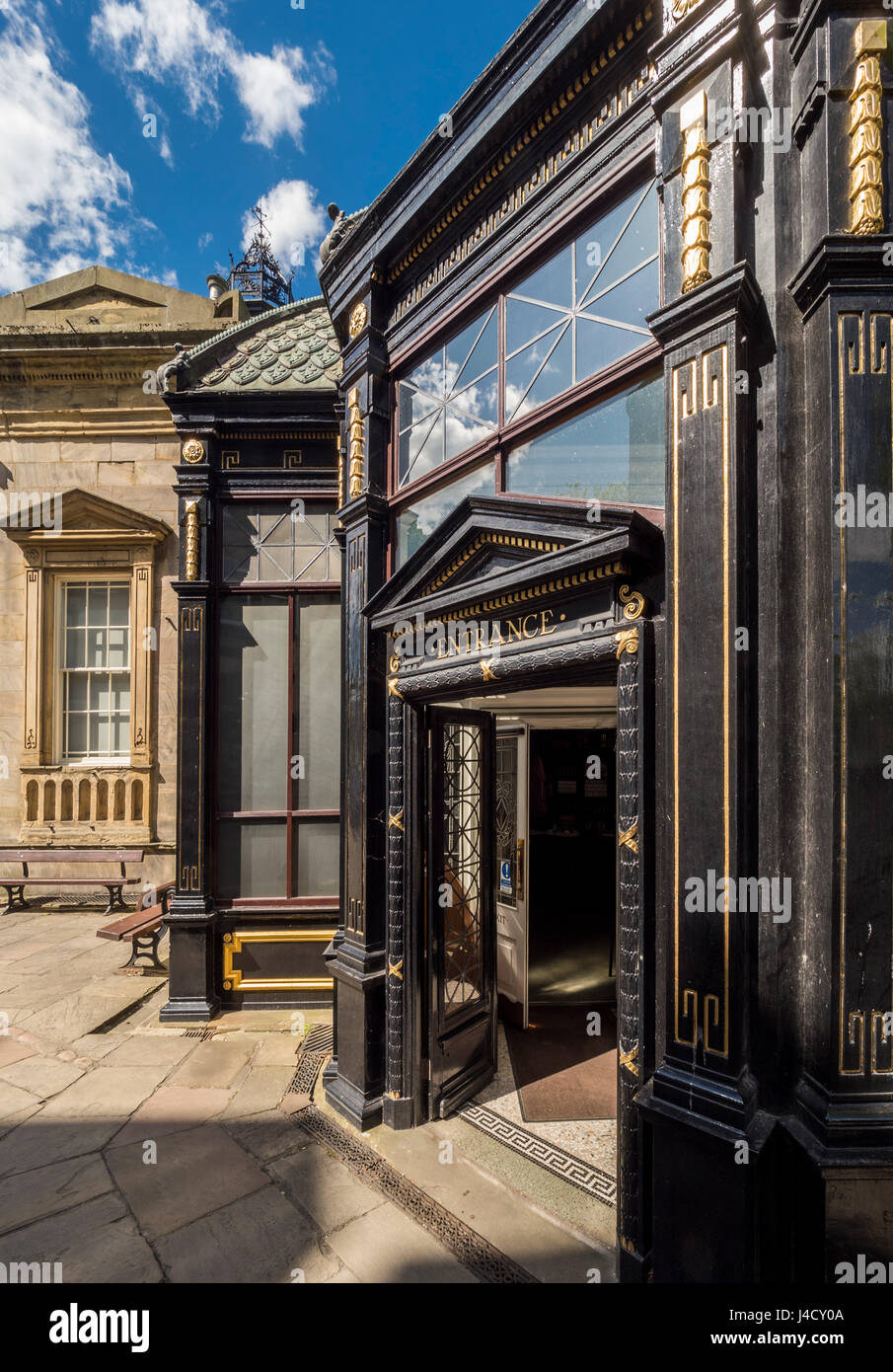 Entrance, The Royal Pump Room Museum, Harrogate, UK Stock Photo - Alamy
