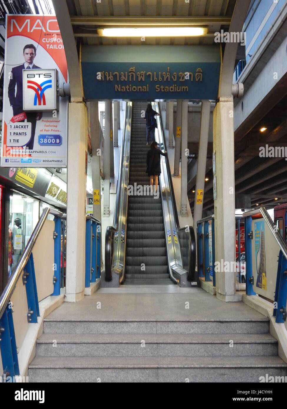 BTS Skytrain Station National Stadium in Bangkok - Thailand | usage ...