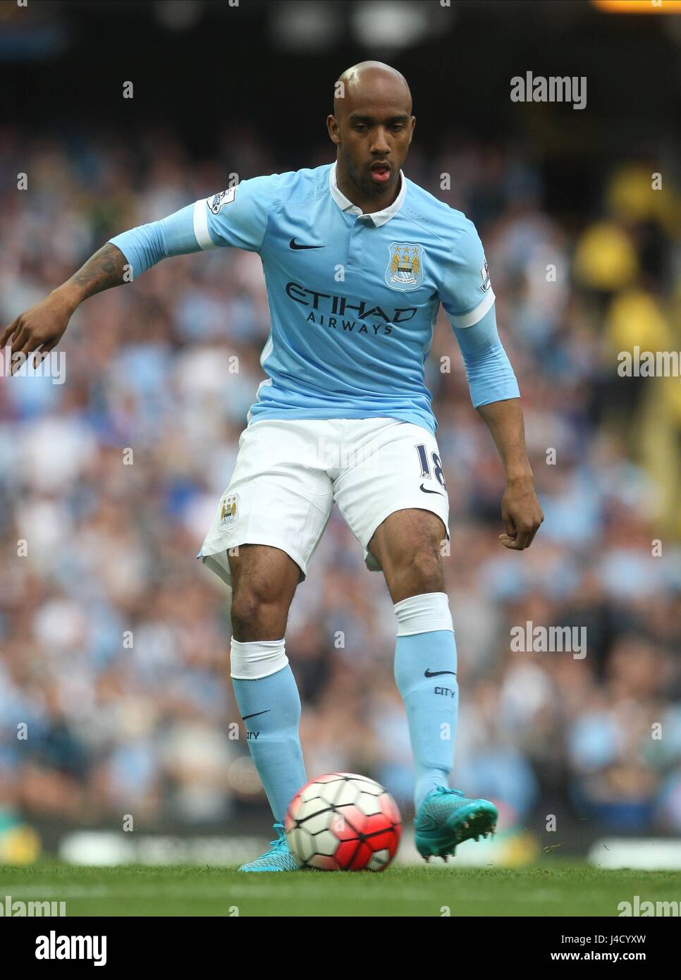 FABIAN DELPH MANCHESTER CITY FC MANCHESTER CITY FC ETIHAD STADIUM ...