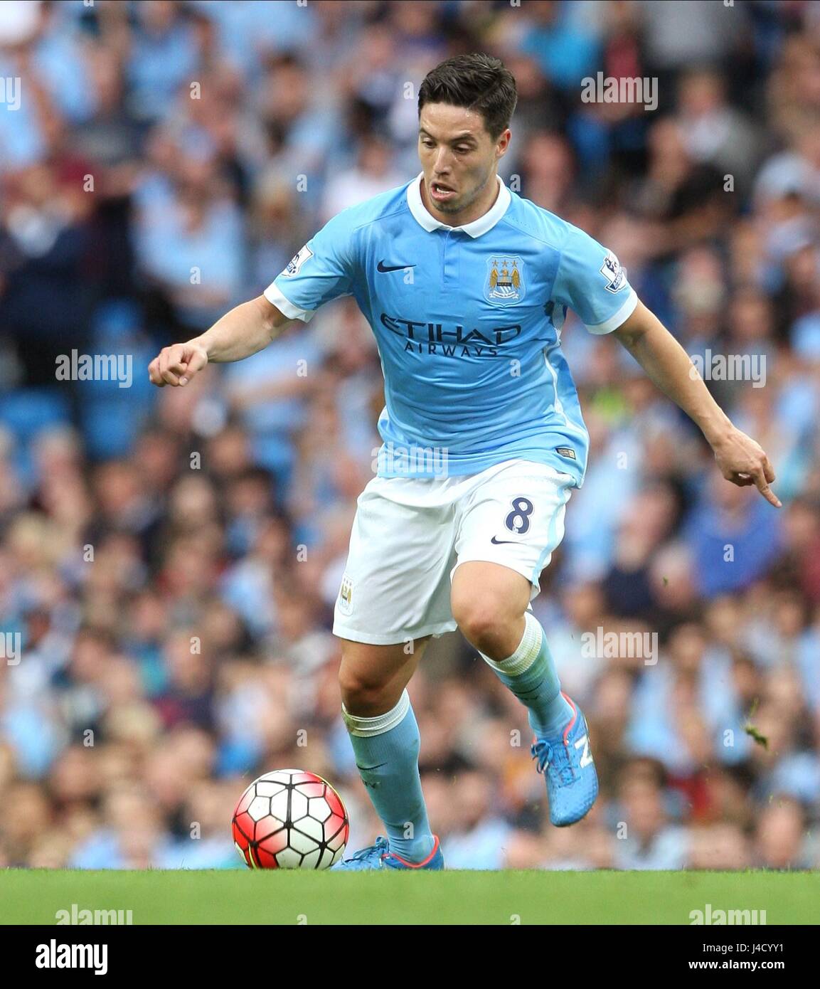 SAMIR NASRI MANCHESTER CITY FC MANCHESTER CITY FC ETIHAD STADIUM ...
