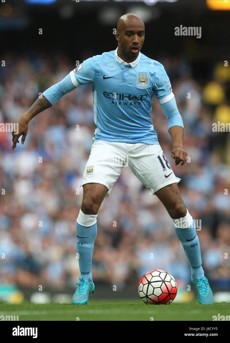 FABIAN DELPH MANCHESTER CITY FC MANCHESTER CITY FC ETIHAD STADIUM ...