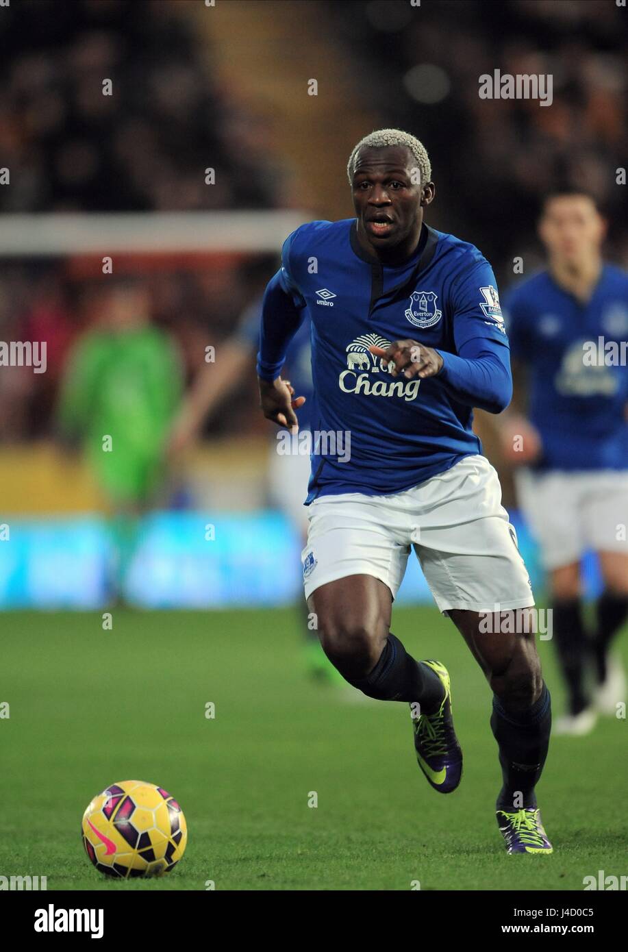 AROUNA KONE EVERTON FC EVERTON FC KC STADIUM HULL ENGLAND 01 January ...