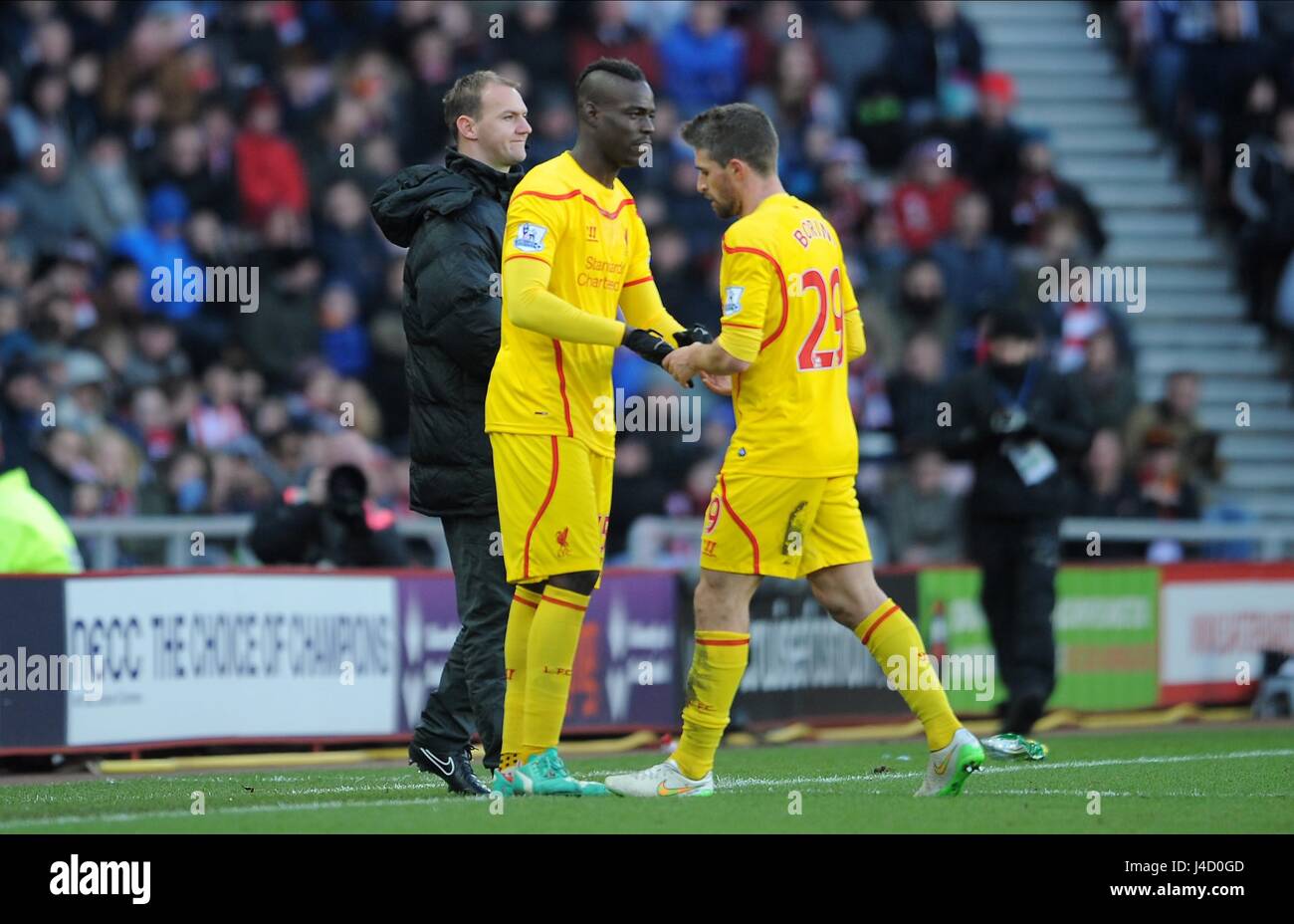 MARIO BORINI & FABIO BORINI SUNDERLAND FC V LIVERPOOL FC STADIUM OF ...