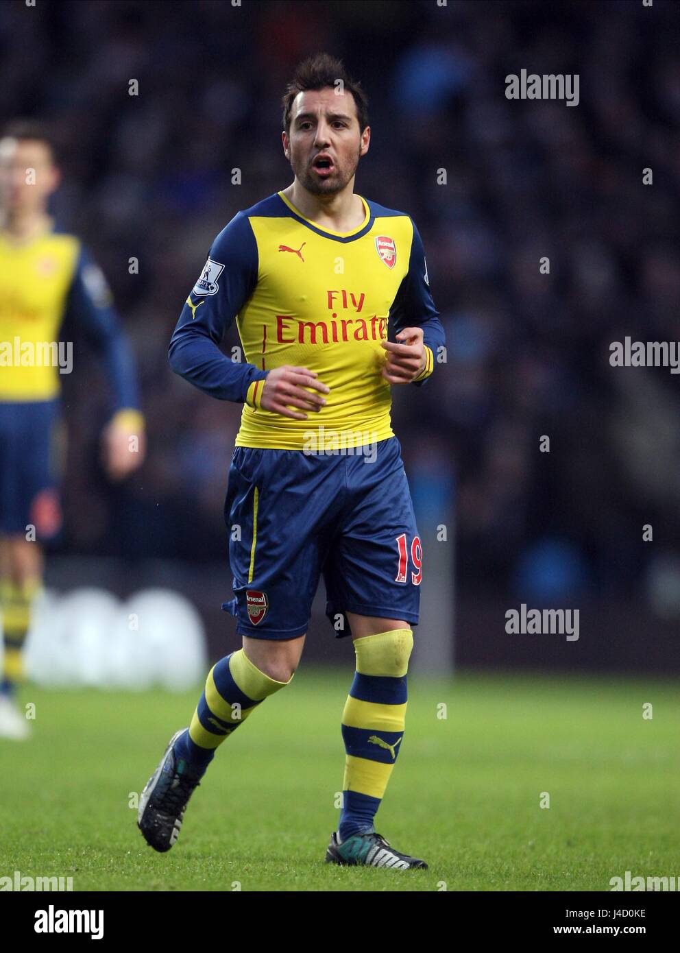 SANTI CAZORLA ARSENAL FC ARSENAL FC ETIHAD STADIUM MANCHESTER ENGLAND ...