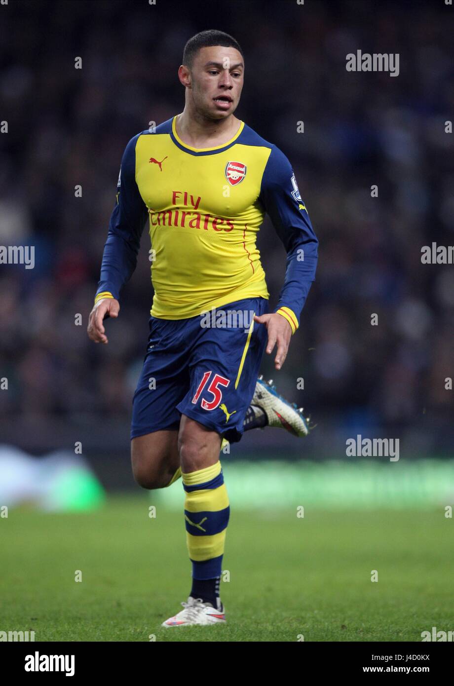ALEX OXLADE-CHAMBERLAIN ARSENAL FC ARSENAL FC ETIHAD STADIUM MANCHESTER ...