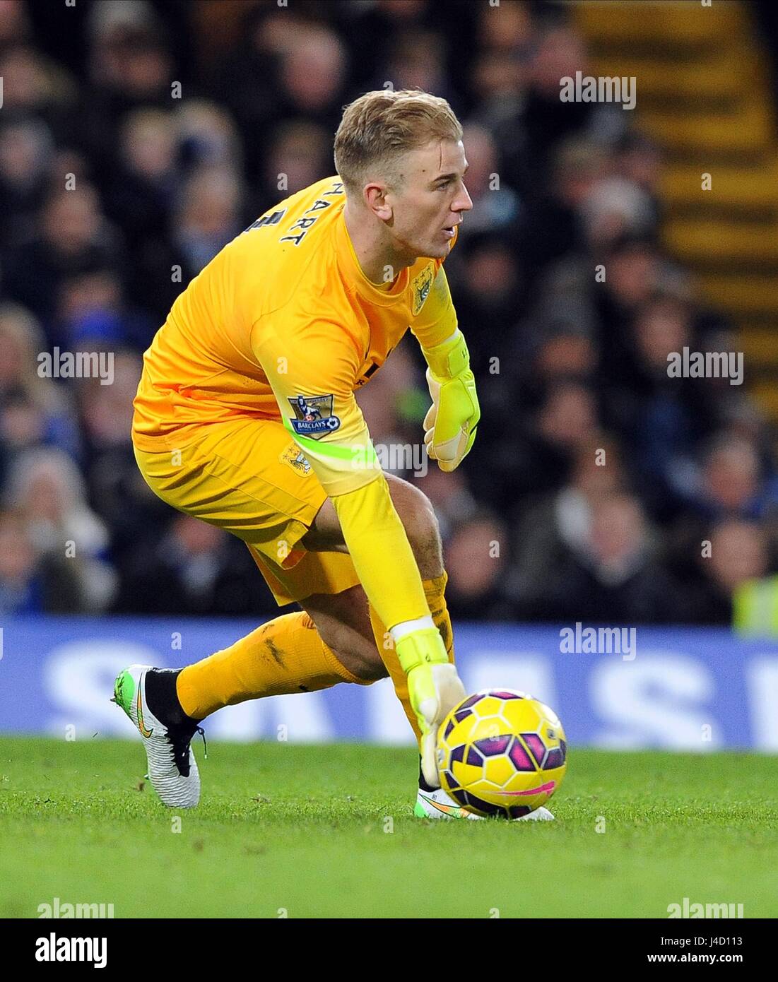 MANCHESTER CITY GOALKEEPER JOE CHELSEA V MANCHESTER CITY STAMFORD ...