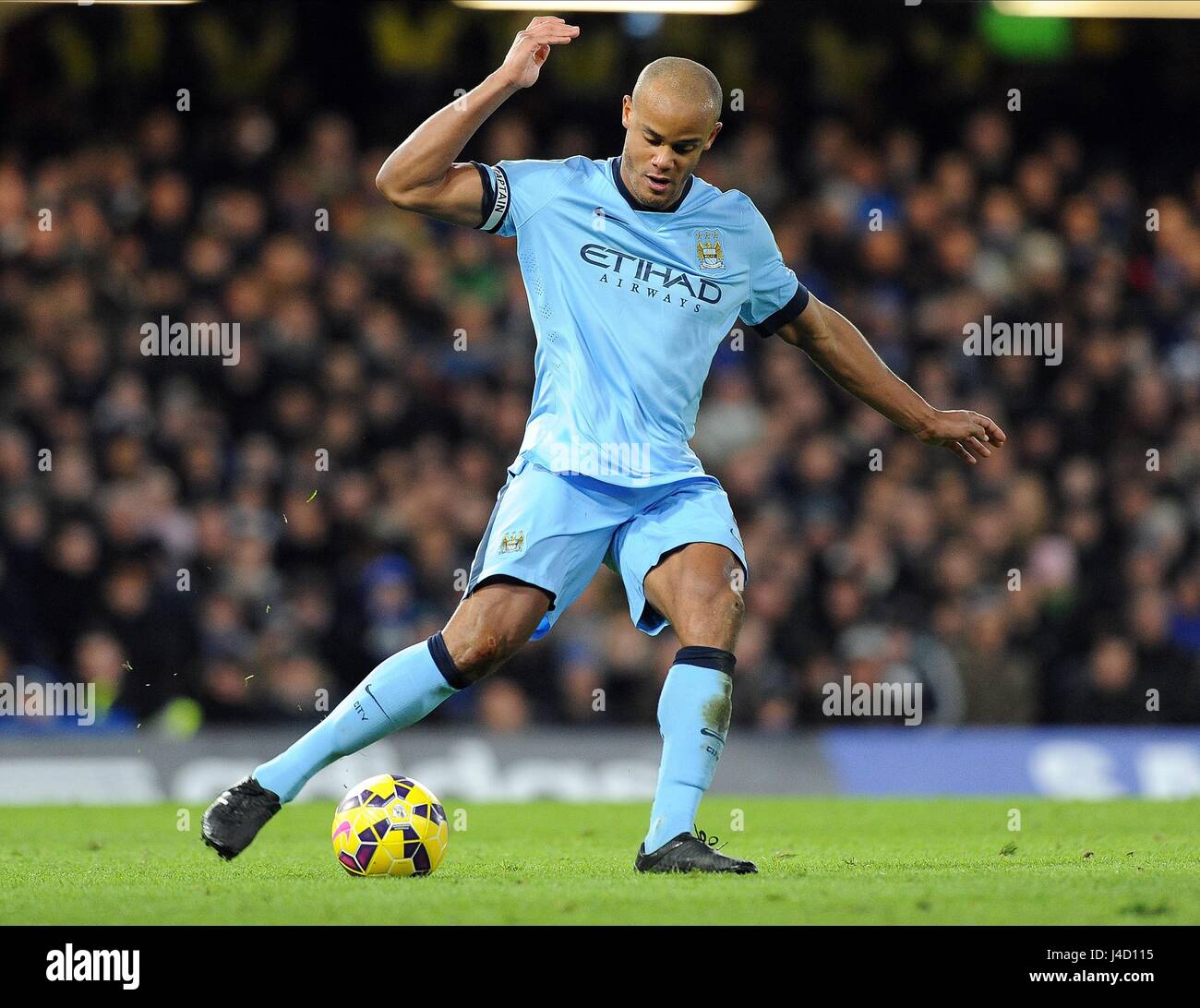 VINCENT KOMPANY OF MANCHESTER CHELSEA V MANCHESTER CITY STAMFORD BRIDGE ...