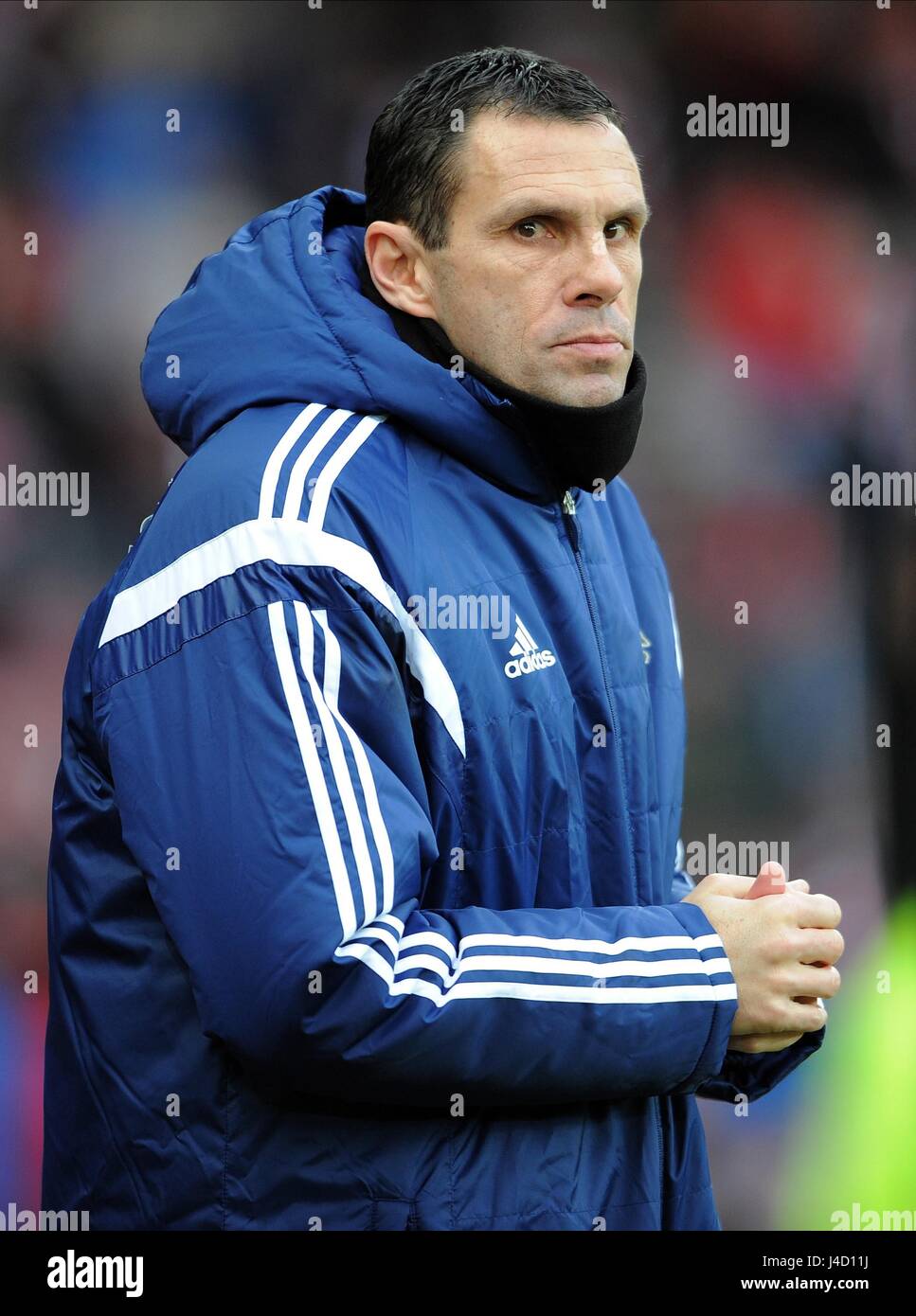 GUS POYET SUNDERLAND FC MANAGER SUNDERLAND FC MANAGER STADIUM OF LIGHT ...