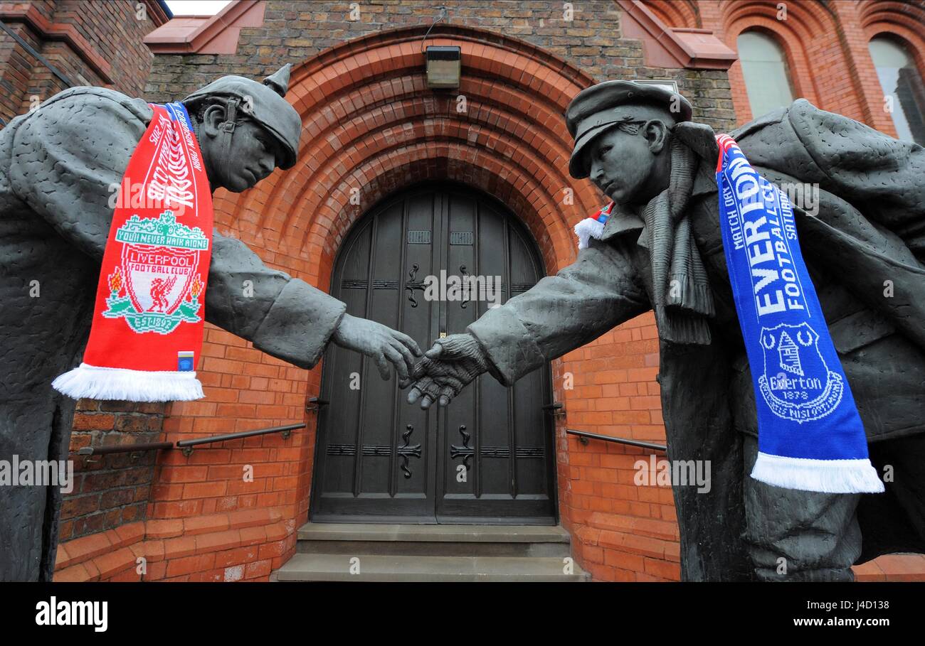 ANDY EDWARDS MEMORIAL STATUE W EVERTON V LIVERPOOL EVERTON V LIVERPOOL ...