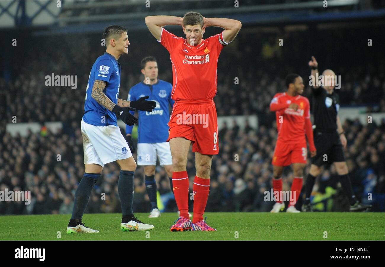 Steven gerrard after miss hi-res stock photography and images - Alamy