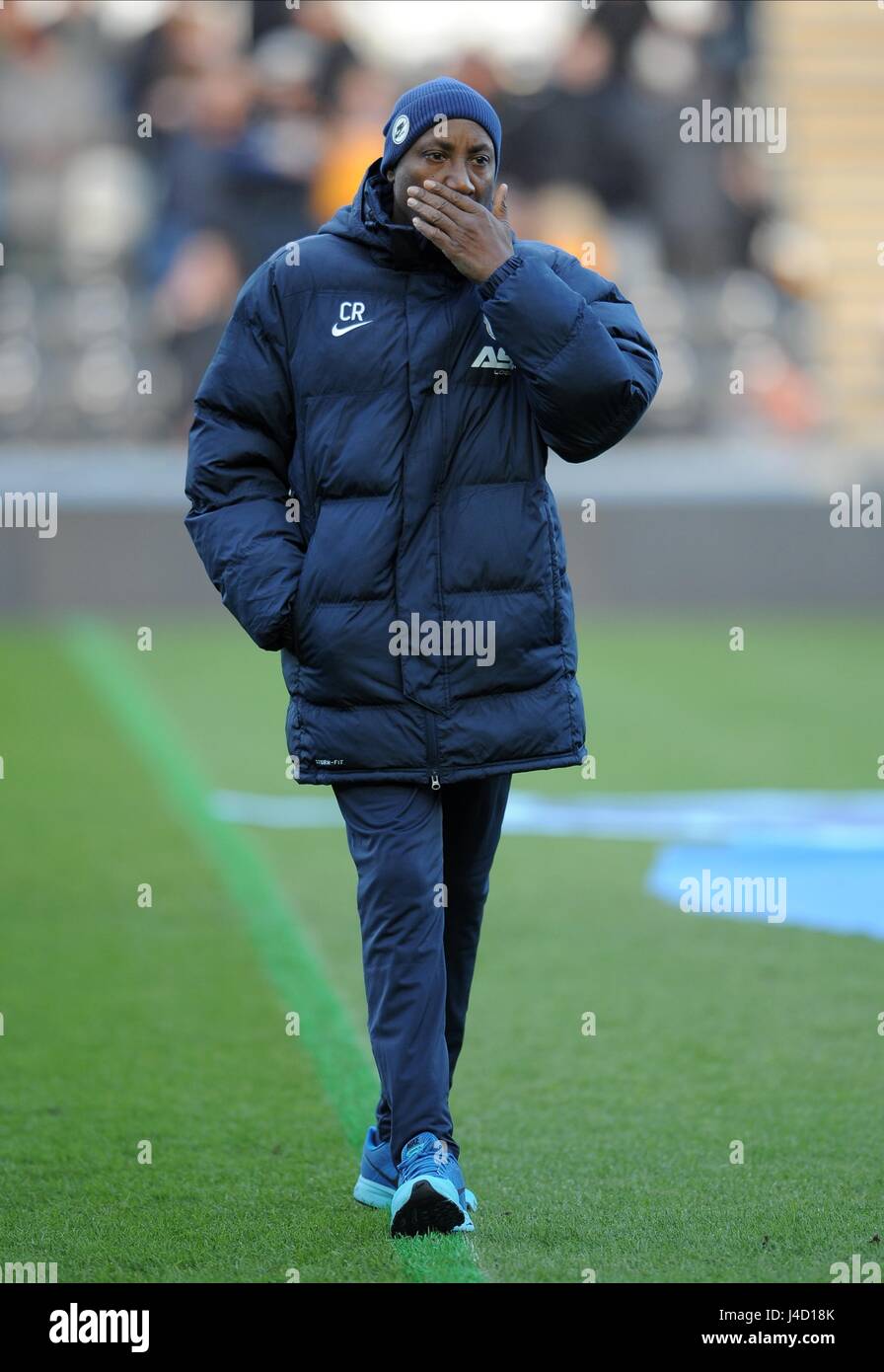 CHRIS RAMSEY QUEENS PARK RANGERS MANAGER KC STADIUM HULL ENGLAND 21 ...
