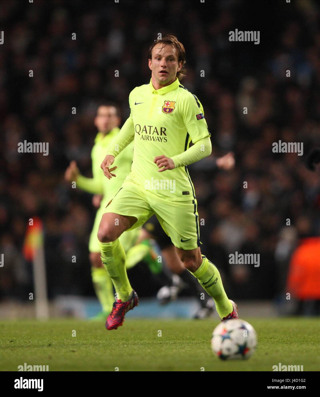 IVAN RAKITIC FC BARCELONA FC BARCELONA ETIHAD STADIUM MANCHESTER ...