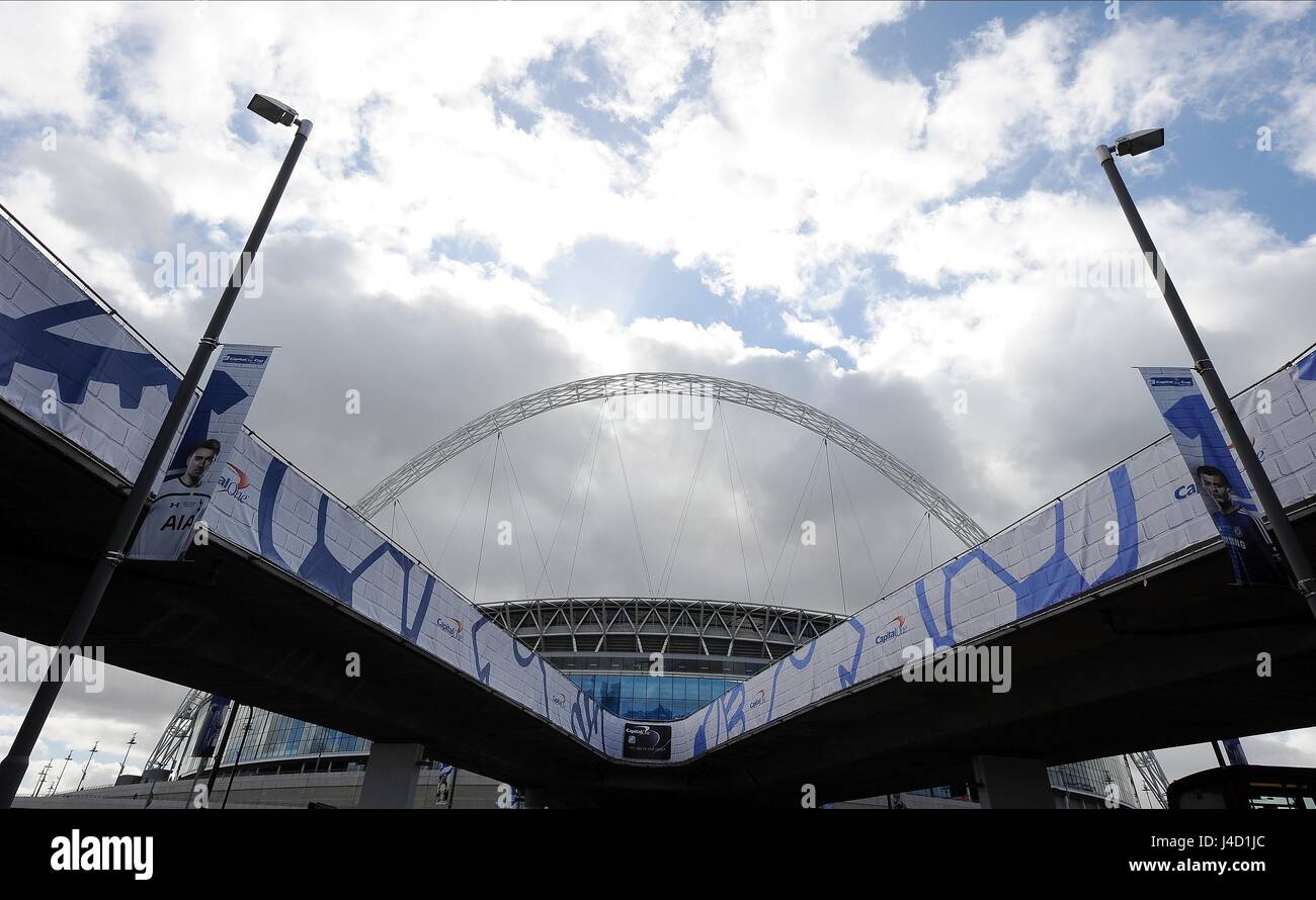 A GENERAL VIEW OF WEMBLEY STAD CHELSEA V TOTTENHAM HOTSPUR WEMBLEY ...