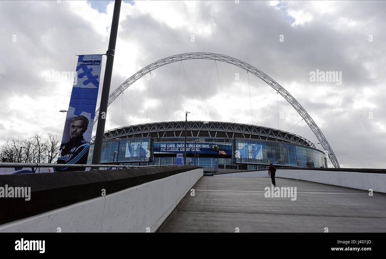 A GENERAL VIEW OF WEMBLEY STAD CHELSEA V TOTTENHAM HOTSPUR WEMBLEY ...
