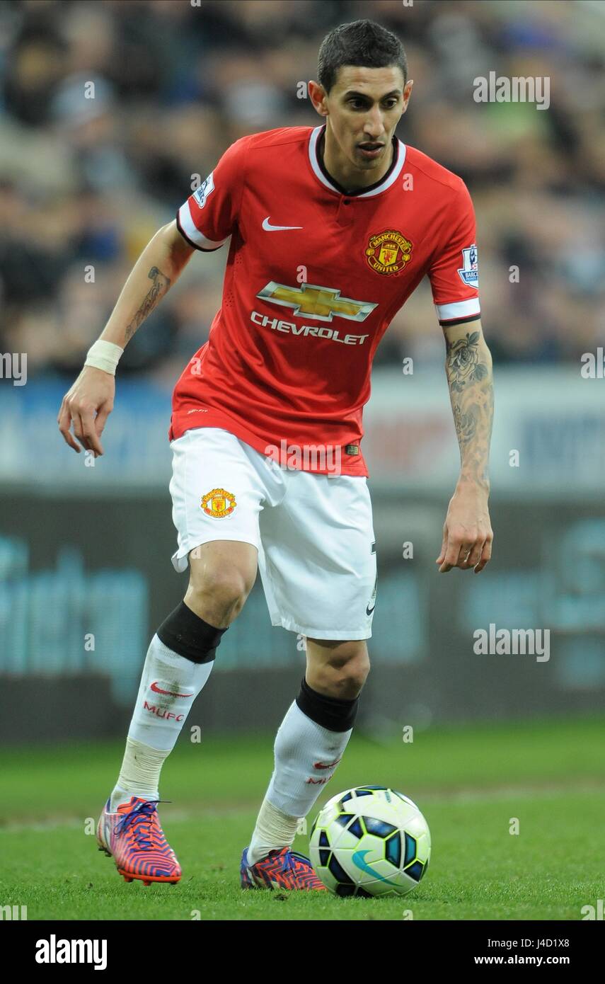 ANGEL DI MARIA MANCHESTER UNITED FC ST JAMES PARK NEWCASTLE ENGLAND 04 ...