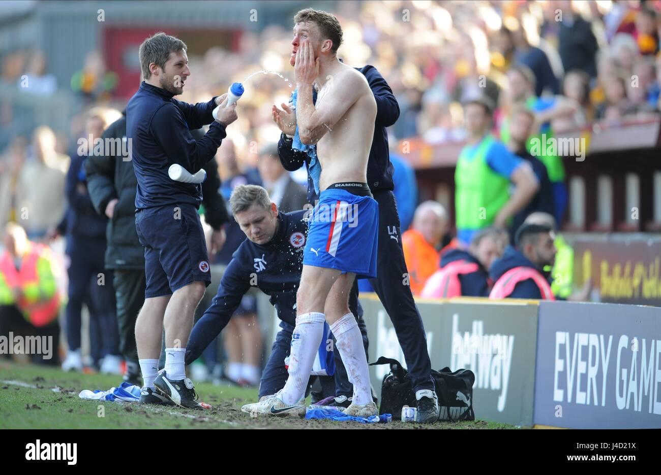 ALEX PEARCE LEAVES THE FIELD W BRADFORD CITY V BRADFORD CITY V READING ...